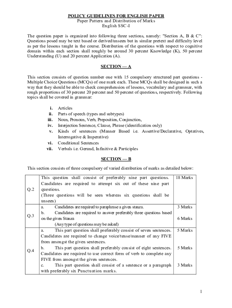 Fillable Online sheir.org10english-model-paper-class-12POLICY ...