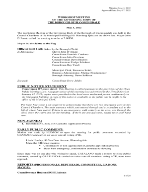 Fillable Online PUBLIC NOTICE STATEMENT - bloomingdalenj.net Fax Email ...