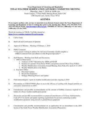 Fillable Online Texas Department of Licensing and Regulation Fax Email ...