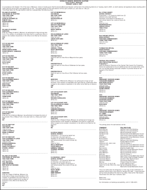 Fillable Online SAMPLE BALLOTS: Check out the sample ballots for ...