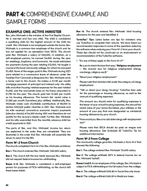 Fillable Online PART 4: COMPREHENSIVE EXAMPLE AND SAMPLE FORMS Fax ...