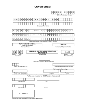 Fillable Online Fillable Online COVER SHEET - pnb.com.ph Fax Email ...