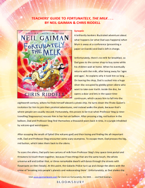 Fortunately The Milk Pdf - Fill Online, Printable, Fillable, Blank ...