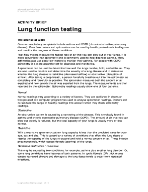 Fillable Online Lung function testing Fax Email Print - pdfFiller