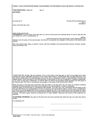 Fillable Online THIS INDENTURE made the day of - Class Abstract Fax Email Print - pdfFiller
