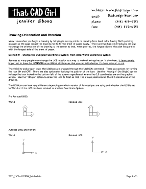 Fillable Online Drawing Orientation and Rotation Fax Email Print ...