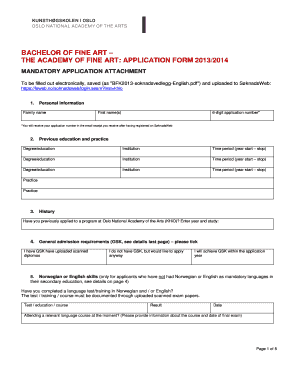 Fillable Online MANDATORY APPLICATION ATTACHMENT Fax Email Print ...