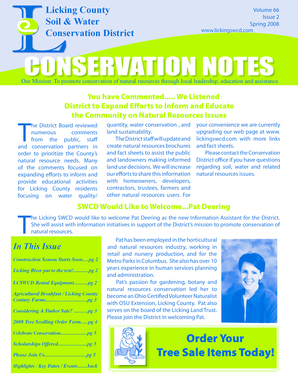 Fillable Online Our Mission To promote conservation of natural ...