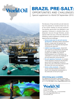 Fillable Online BRAZIL PRE-SALT - Drilling Fax Email Print - pdfFiller