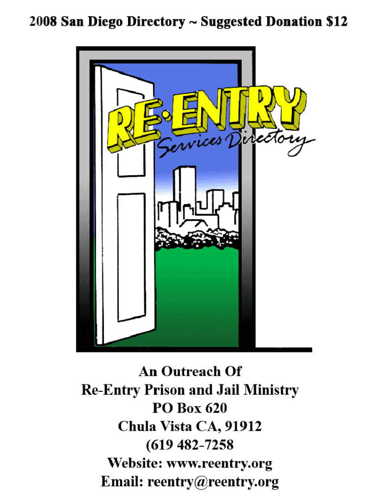 Fillable Online Re-Entry Prison and Jail Ministry A 501 (c)(3 ...