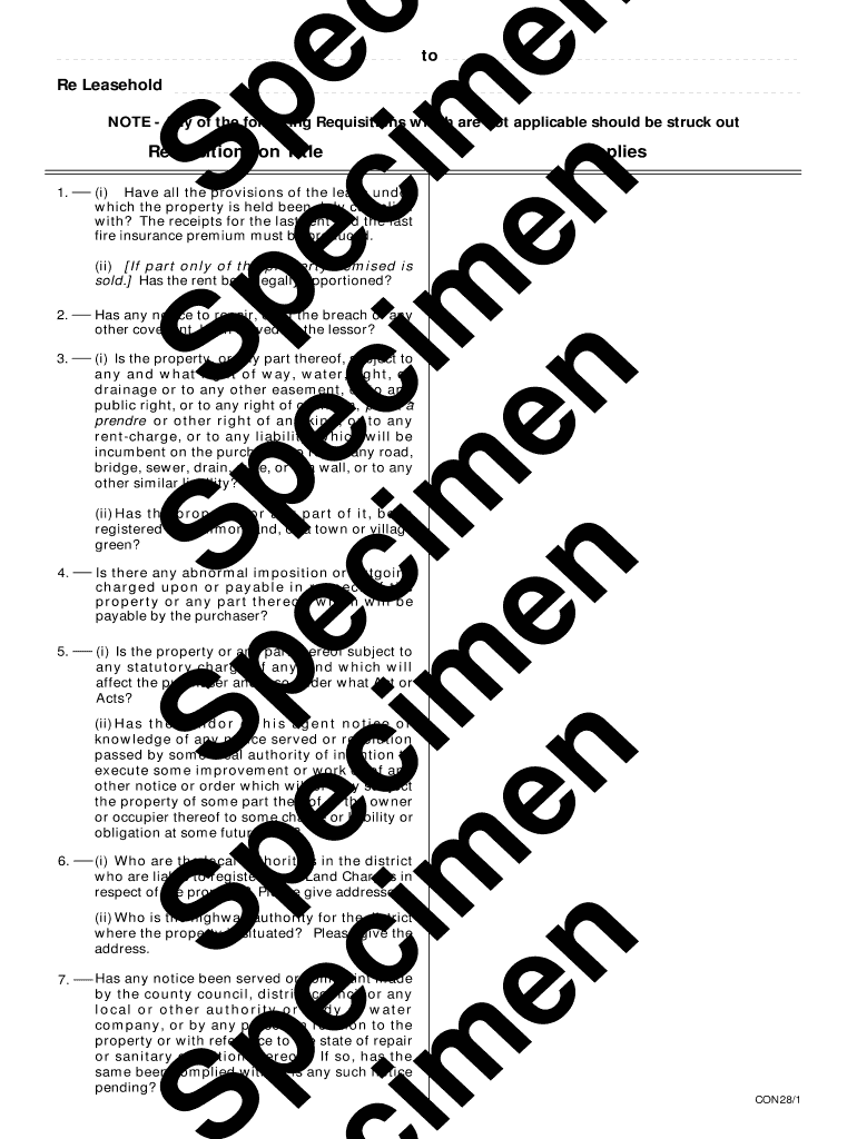 Fillable Online Requisitions on Title Replies Fax Email Print - pdfFiller