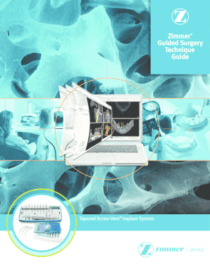 Fillable Online Guided Surgery Fax Email Print - pdfFiller