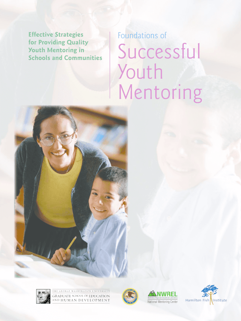 Fillable Online educationnorthwest Foundations of Successful Youth Mentoring. Youth Mentoring ...