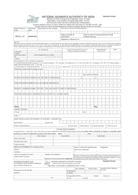 Fillable Online NHAI App Form amp IM Cover 2014-15 Fax Email Print ...