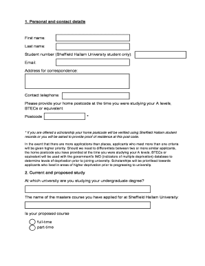 Fillable Online Short courses application form.doc Fax Email Print ...