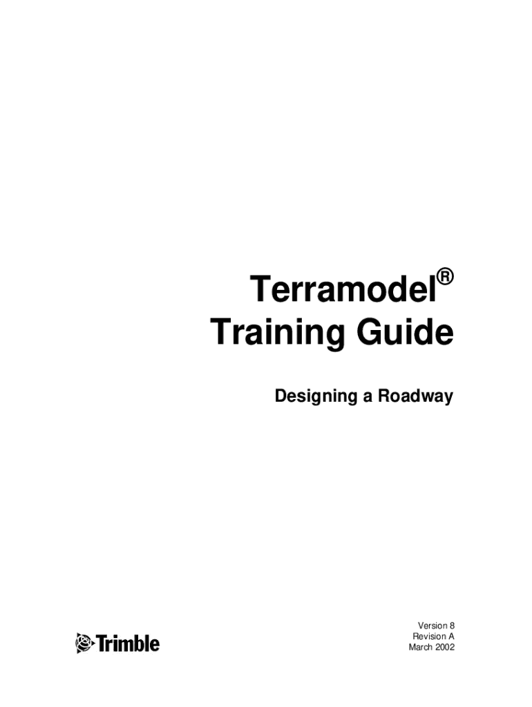 Terramodel Tutorial - Fill Online, Printable, Fillable, Blank | pdfFiller