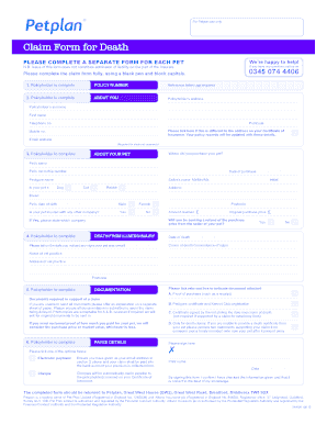 Fillable Online petplan co PP 5226.1 CF Death 5446-9.indd - petplan co ...