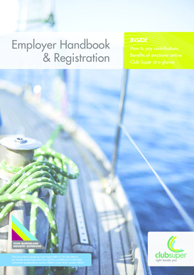 Fillable Online Employer Handbook InsIde & Registration - Club... Fax ...