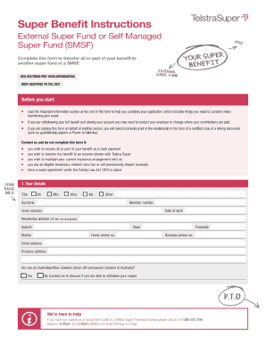 Fillable Online FORM Self-Managed Super Fund Fax Email Print - pdfFiller