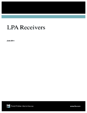 Fillable Online LPA Receivers Fax Email Print - pdfFiller