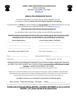 Fillable Online www.facebook.comLiberty-Area-Fire-ProtectionLiberty ...