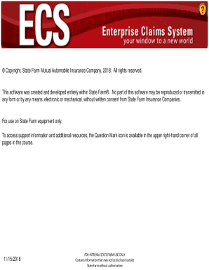 Fillable Online State Farm Mutual Automobile Insurance Company - CA, CO ...