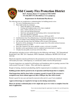 Fillable Online Mid County Fire Protection District - Fire Department ...