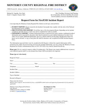 Fillable Online Request Form for Fire-EMS Incident Report.pdf Fax Email Print - pdfFiller