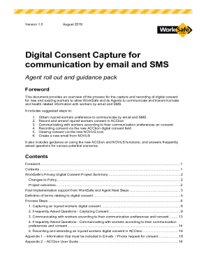 Fillable Online www1 worksafe vic gov Choose Email Template for Consent ...