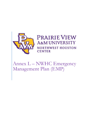 Fillable Online The Emergency Management Plan (EMP) Project Fax Email Print - pdfFiller