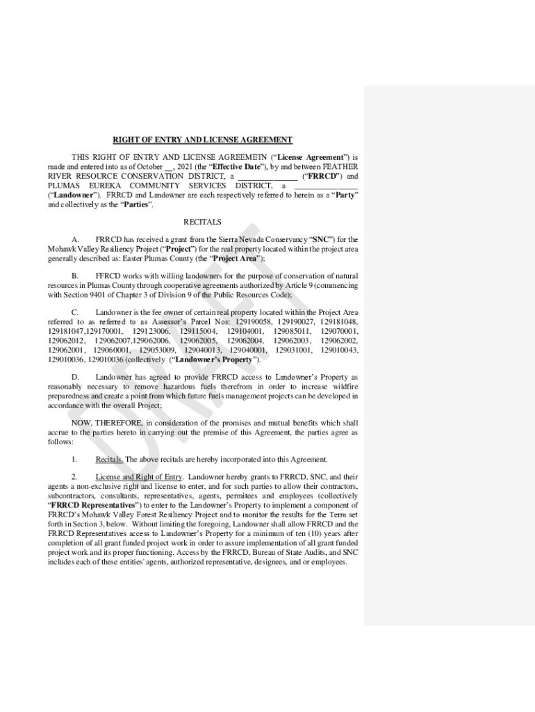 Fillable Online 10 PECSD Draft Agreement.pdf - Plumas-Eureka Community ... Fax Email Print ...