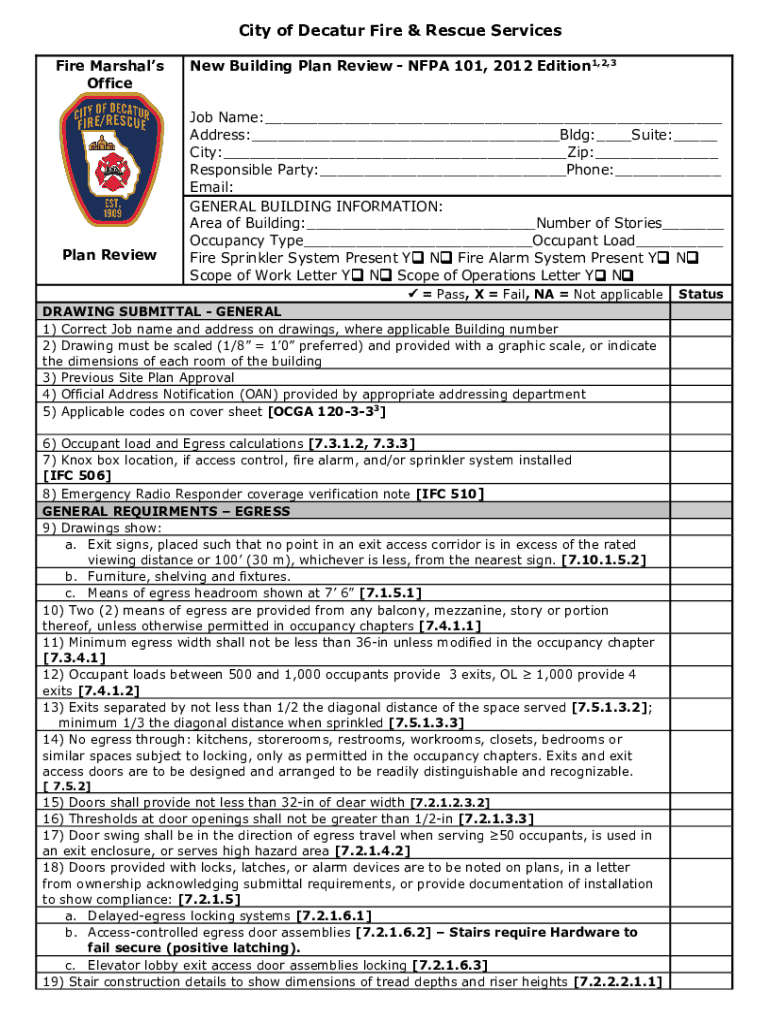 Fillable Online Resources - City of Decatur Fire Department Fax Email ...