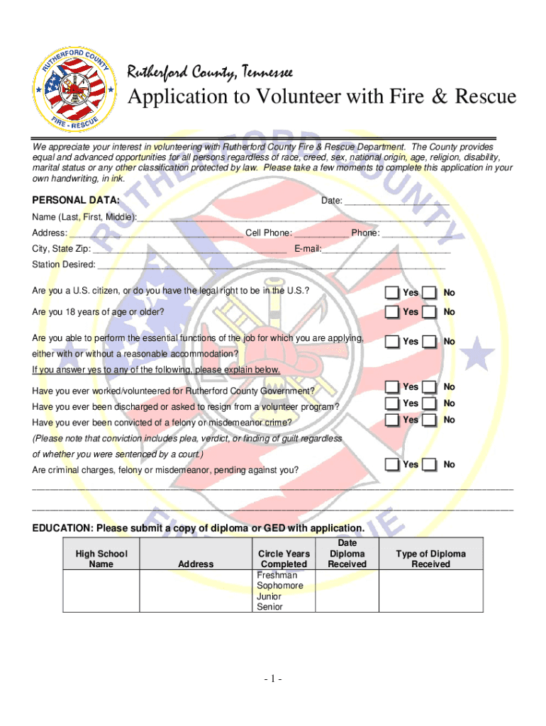 Fillable Online Fire - Rescue Department - Fire HydrantsFire Rescue ...