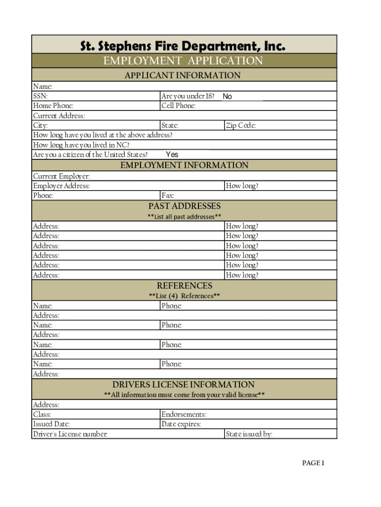 North carolina volunteer fire: Fill out & sign online | DocHub