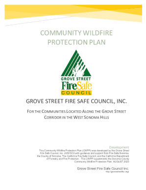 CA GSFSCI Community Wildfire Protection Plan Amendment 2020-2026 - Fill ...