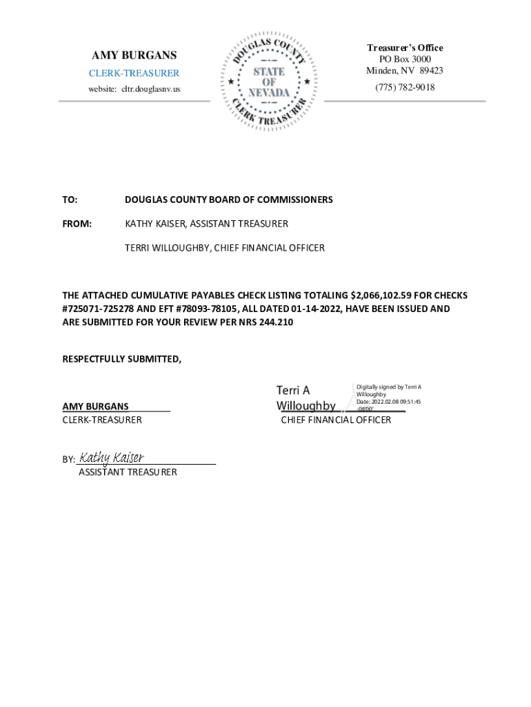 Fillable Online Free Douglas County Vital Records (Nevada Vital Records ...