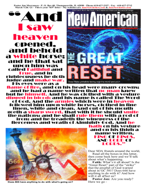 Fillable Online Fillable Online Pastor Jan Marcussen - P O Box 68 ...