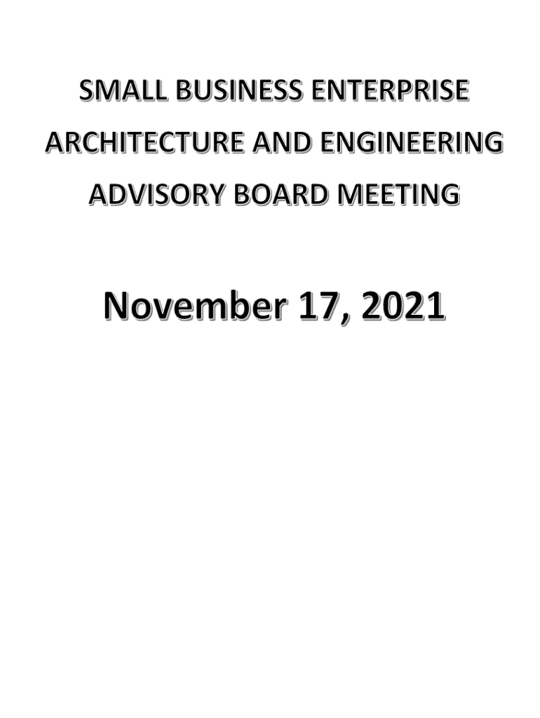 Fillable Online Internal Services Department Small Business Development ...