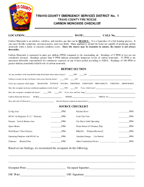 Fillable Online Travis County Emergency Services (Fire station ...