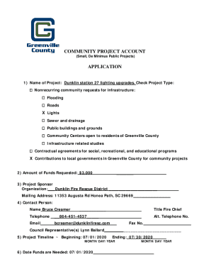 Fillable Online (Small, De Minimus Public Projects) Fax Email Print - pdfFiller