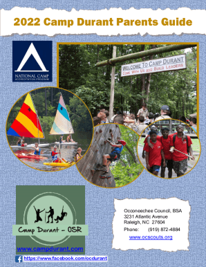 Fillable Online enoriver.ocscouts.orgeventcamp-durant-familyCamp Durant ...