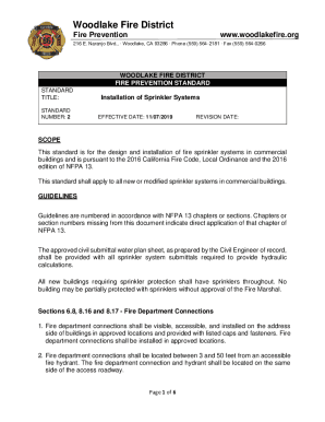 Fillable Online Fire Prevention - Woodlake Fire Protection District Fax ...