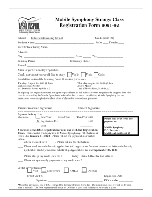 Fillable Online MSO Strings in Schools - Mobile Symphony Orchestra ...