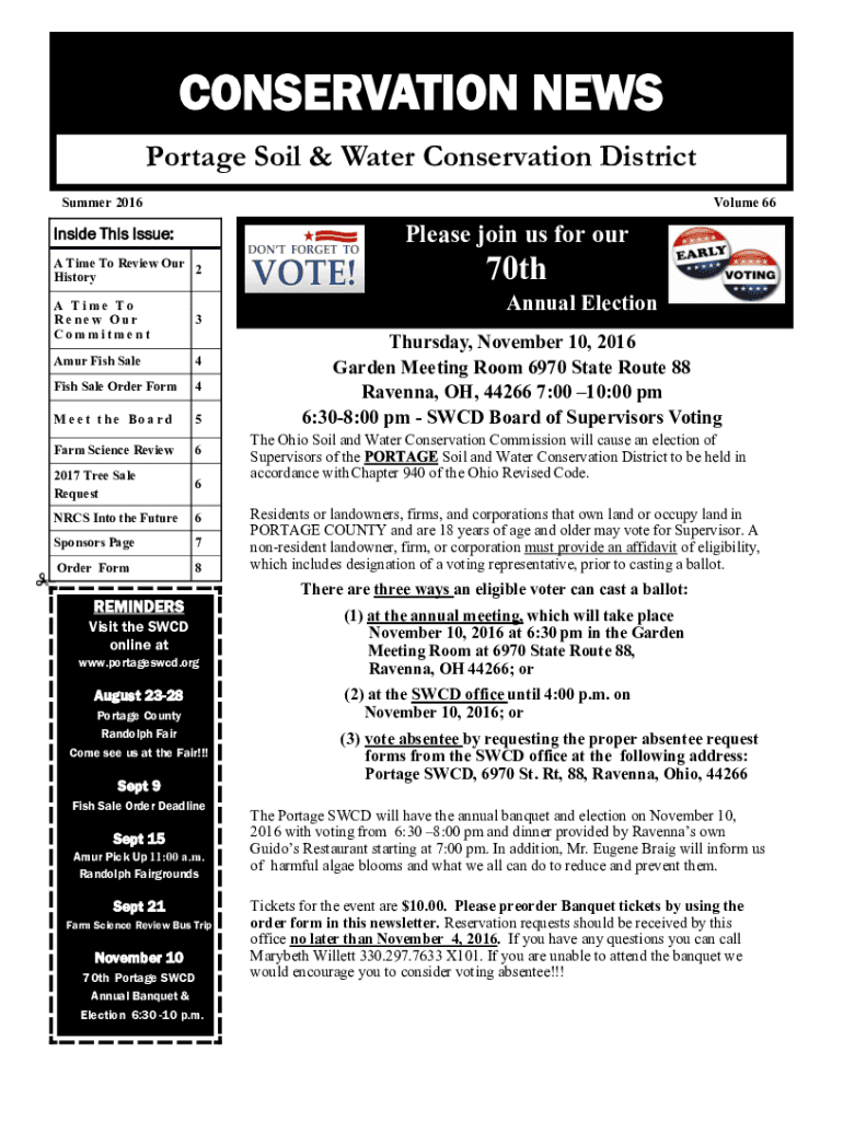 Fillable Online Portage Soil and Water Conservation District - Habitat ...