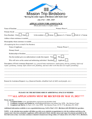 Fillable Online Site - Application for Assistance Form Fax Email Print ...