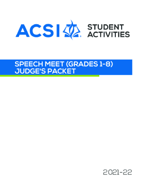 Fillable Online Official STCS Speech Meet Judge's Score Sheet Fax Email ...