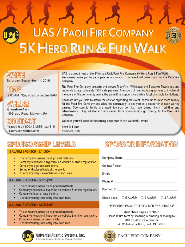 Fillable Online d368g9lw5ileu7.cloudfront.net races race72446UAS P F COMPANY 5K HERO RUN FUN ...
