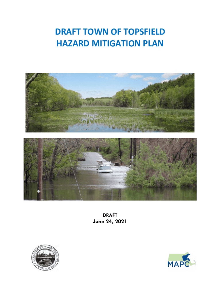 Fillable Online www.mapc.org wp-content uploadsDRAFT TOWN OF TOPSFIELD HAZARD MITIGATION PLAN ...
