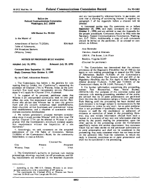 Fillable Online 10 FCC Red No. 16 Federal Communications Commission ...