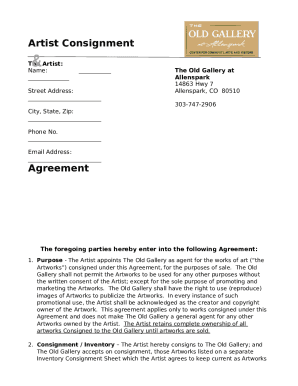www.oocities.orgsohovillageThe Standard Art Consignment Agreement ...